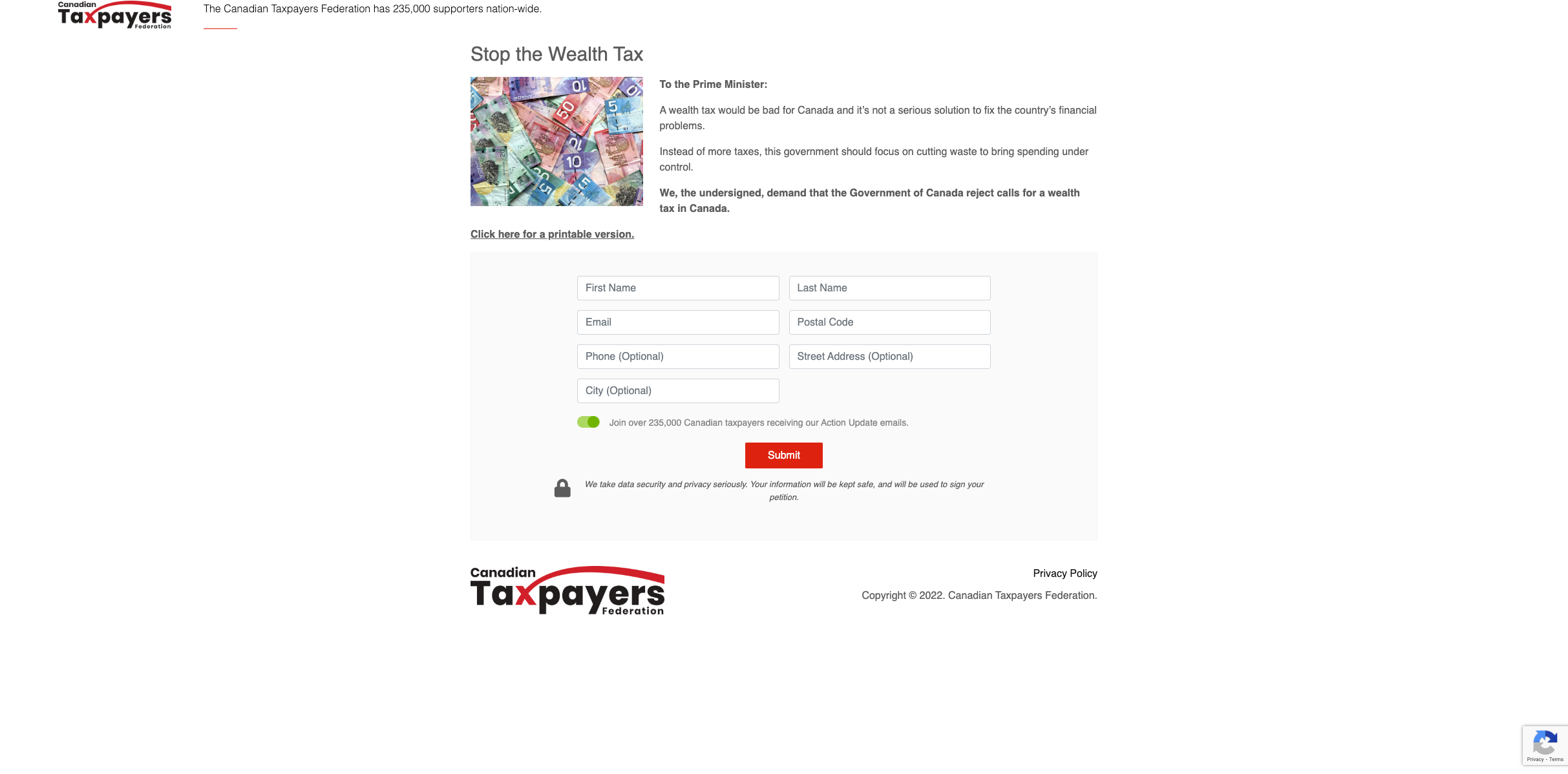 How reducing friction on a landing page impacted email acquisition ...
