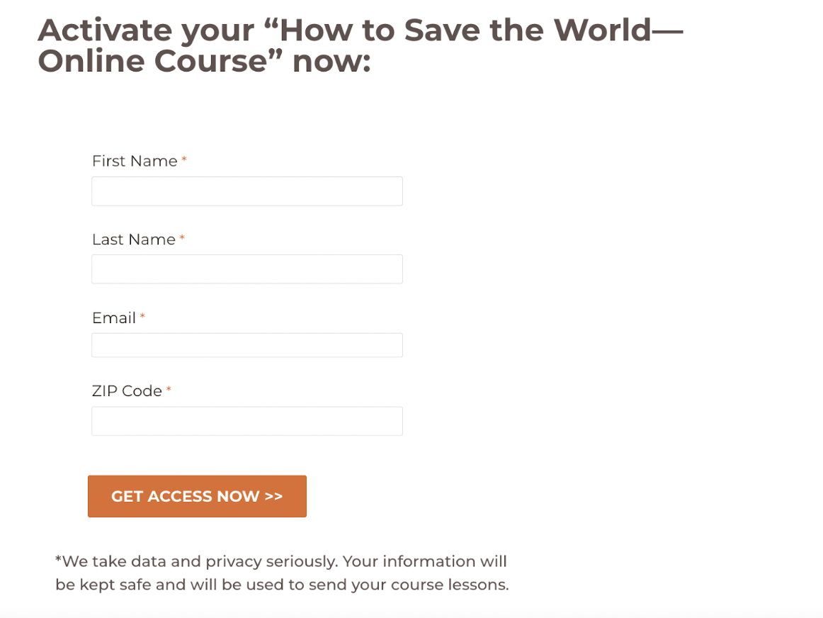 How a Security Callout on a Landing Page Impacts Email Acquisition ...