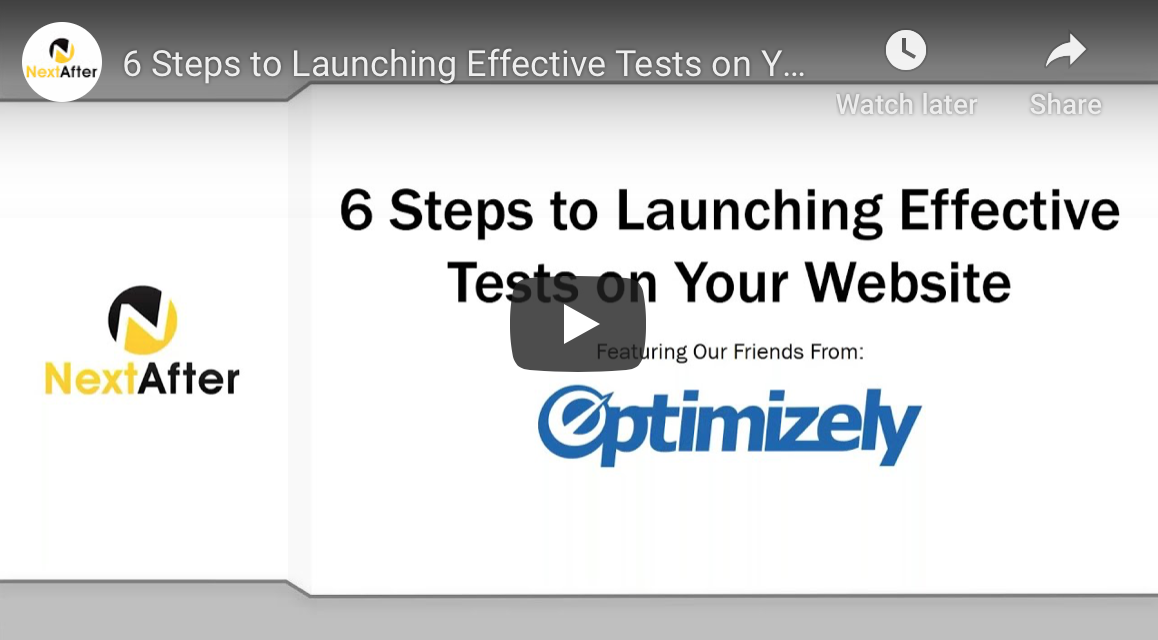 6 Steps to Launching Effective Tests on Your Website | NextAfter
